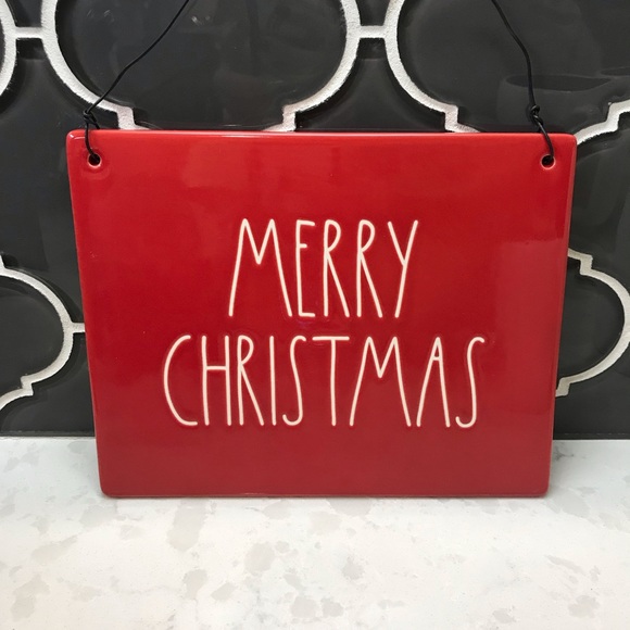 Rae Dunn | Accessories | Rae Dunn Merry Christmas Sign | Poshmark